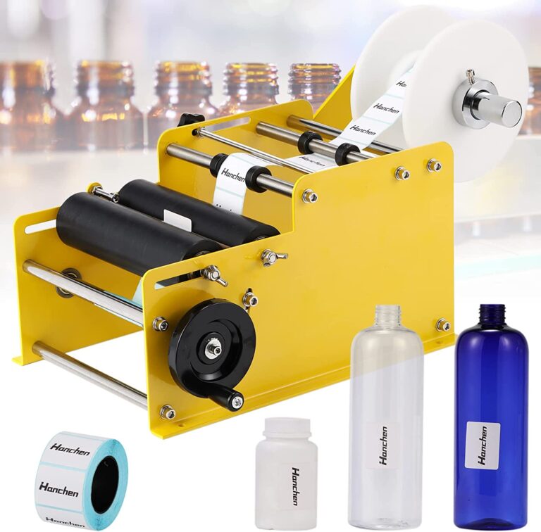 Manual Round Bottle Labeling Machine Adjustable Labeler - H.A MACHINERY